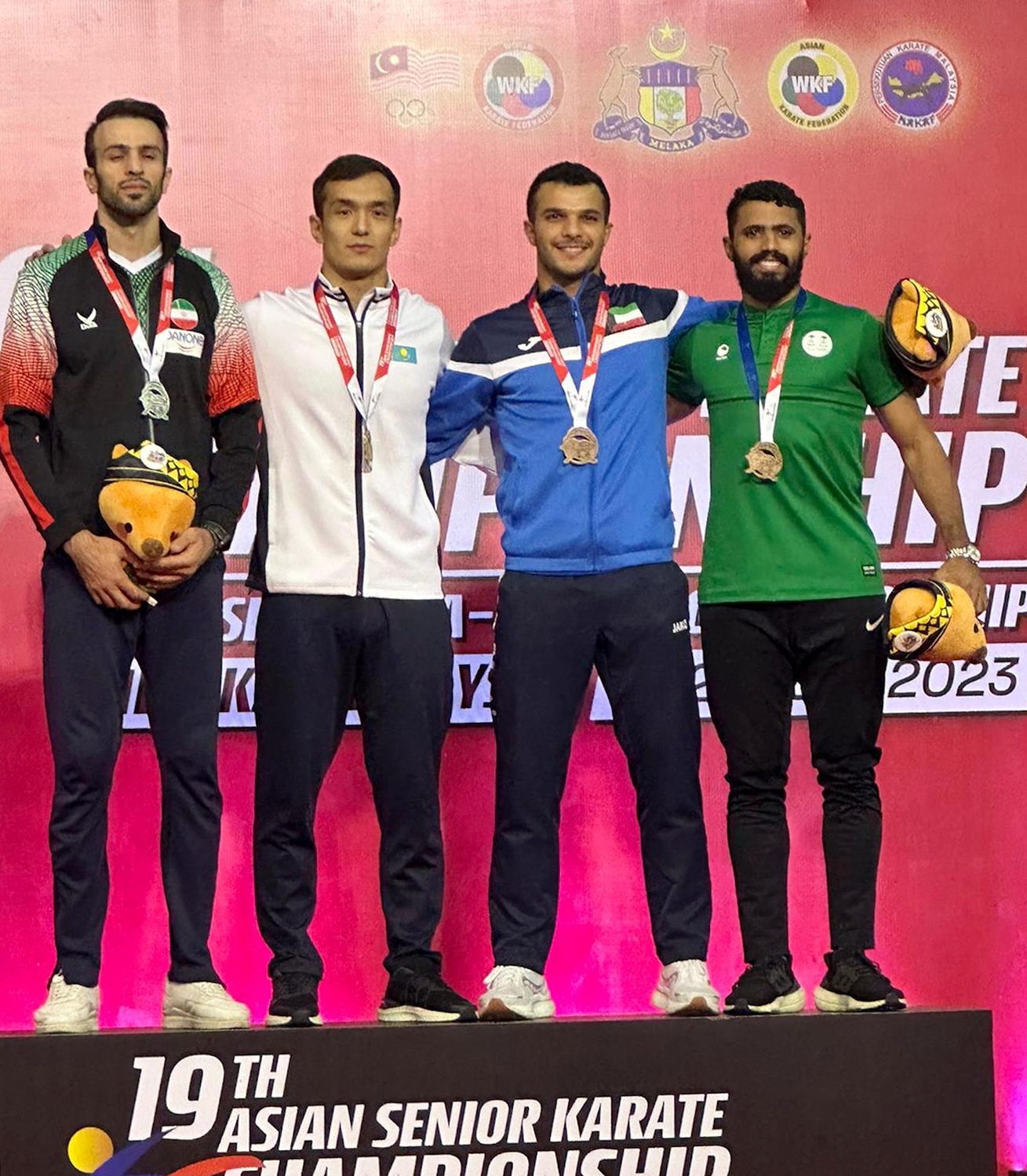 كونا : Kuwait's Al-Qenai wins bronze at Asian Karate Championship