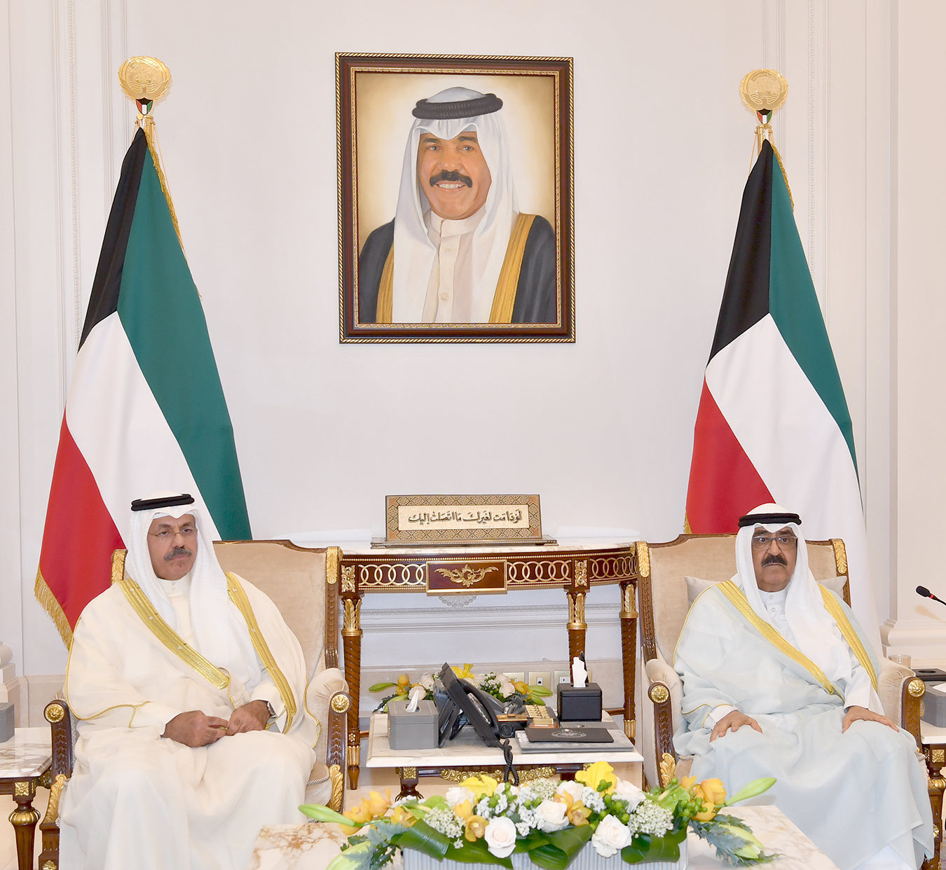 KUNA : Kuwait Deputy Amir receives two new ministers