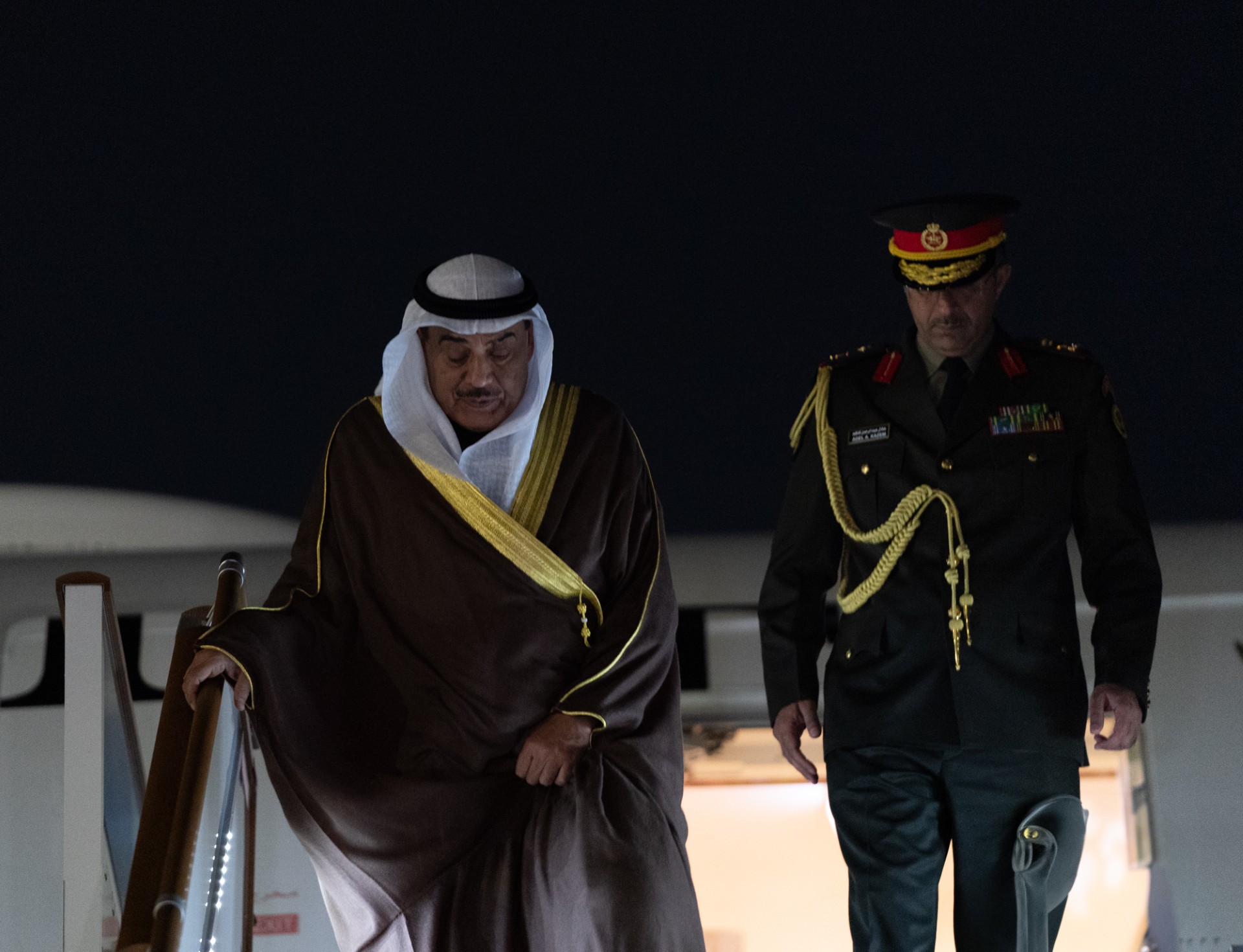كونا : Kuwait Amir Rep. arrives in Baku for COP29