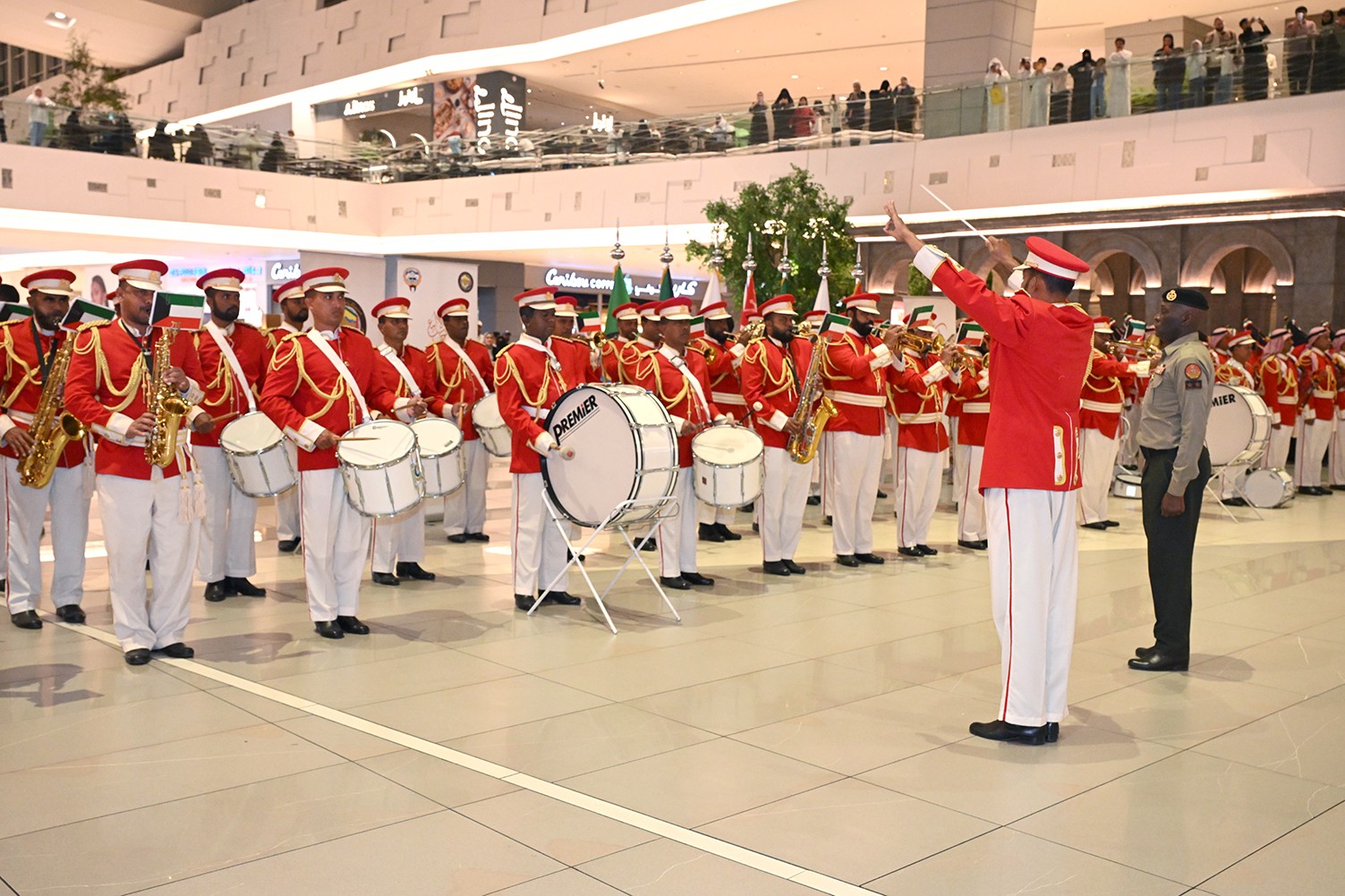 KUNA : Kuwait Army Brass Band performs at Avenues as part of Gulf Weeks ...