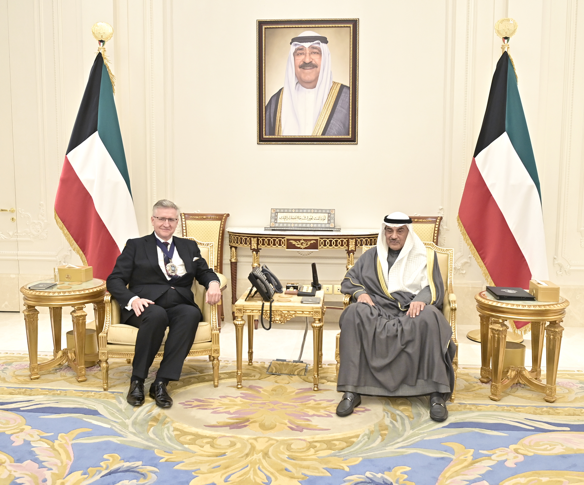 KUNA : Kuwait Crown Prince receives Lord Mayor of London