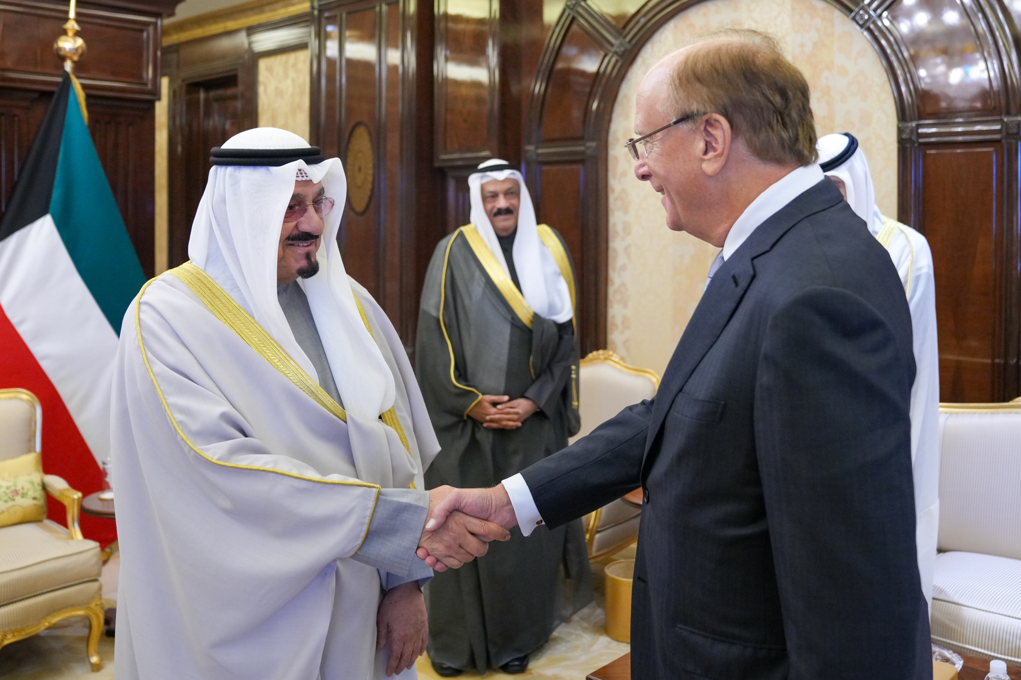 KUNA : Kuwait Prime Minister meets with BlackRock officials