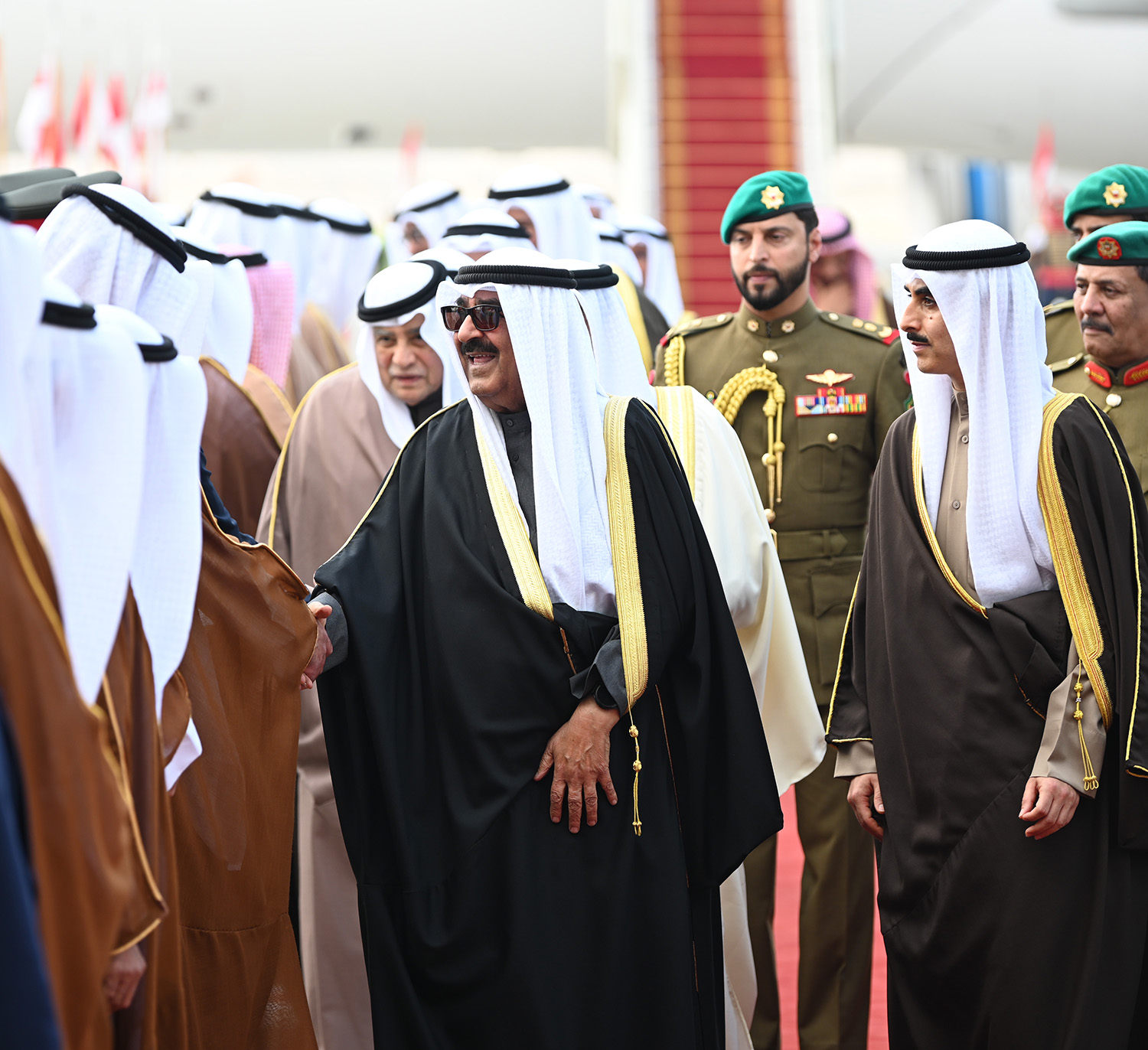 KUNA : Kuwait Amir arrives in Bahrain on state visit - diwan - 13/02/2024