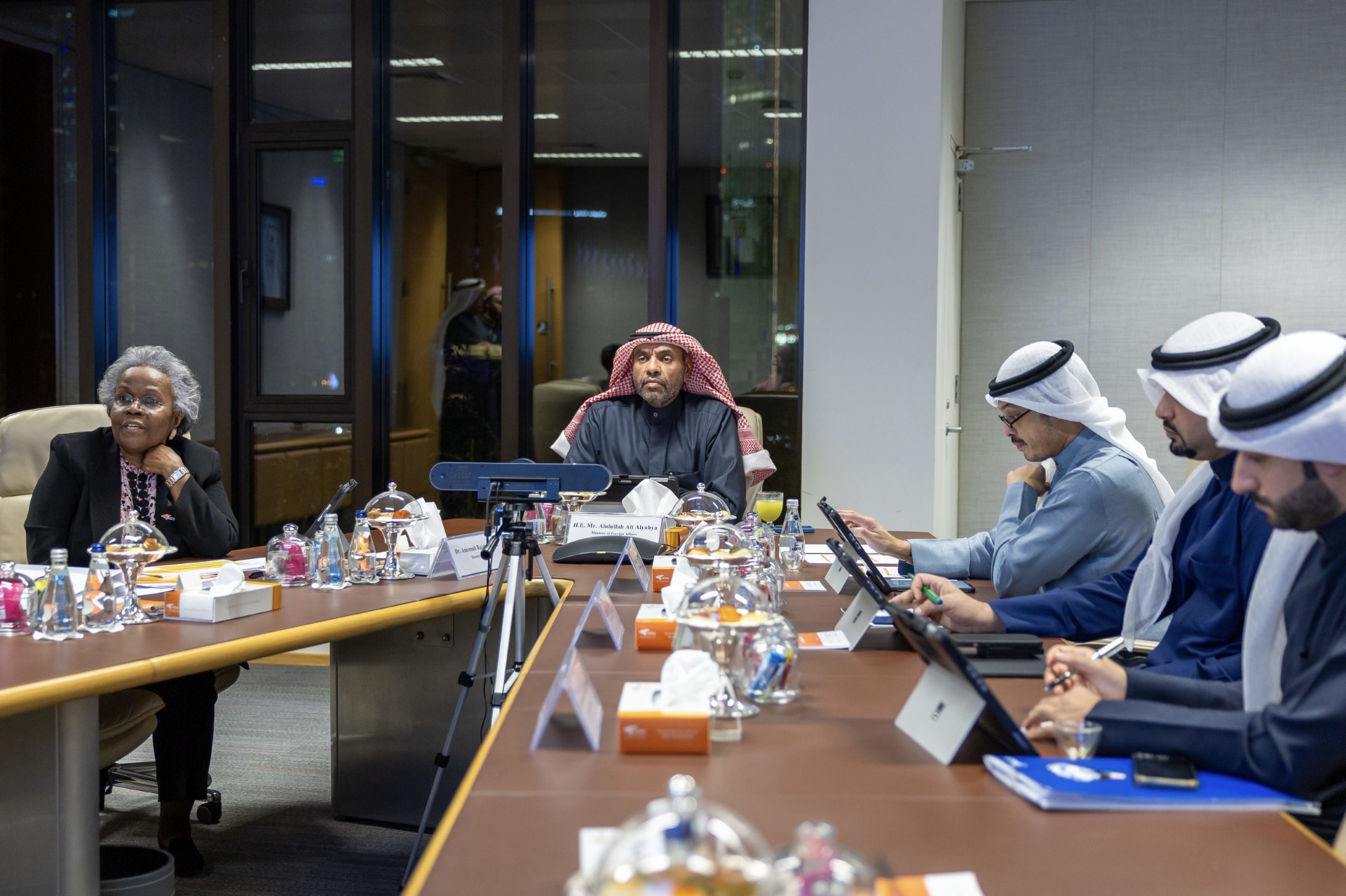 كونا : Kuwait FM heads Al-Sumait Prize meeting