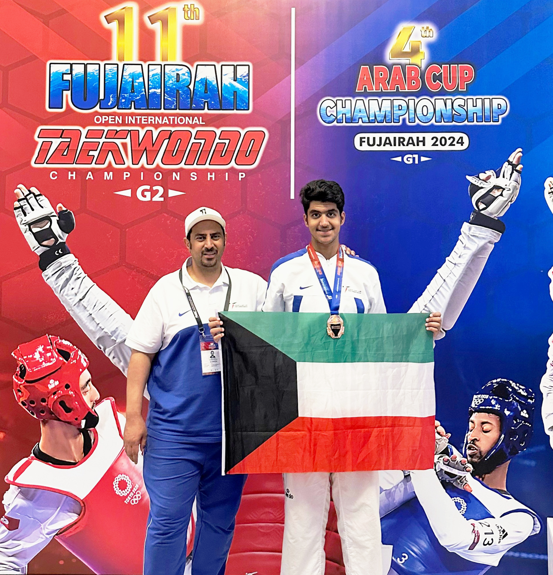 KUNA : Kuwait's Abdulaziz Emad wins bronze medal in Fujairah Int'l Taekwondo Championship