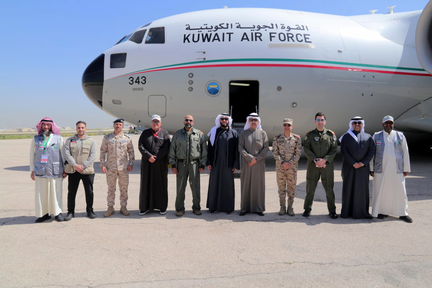 KUNA : The 48th Kuwaiti planeload of aid for Gaza arrives in Jordan