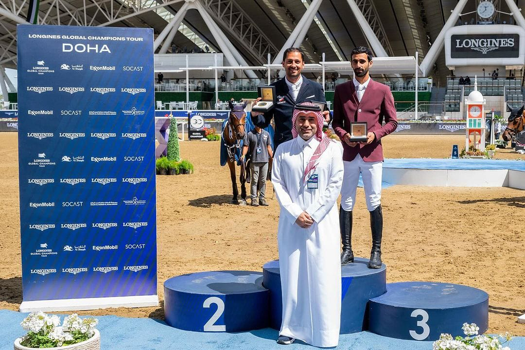 KUNA : Kuwaiti equestrian leads race at Longines Global Champions Tour Doha