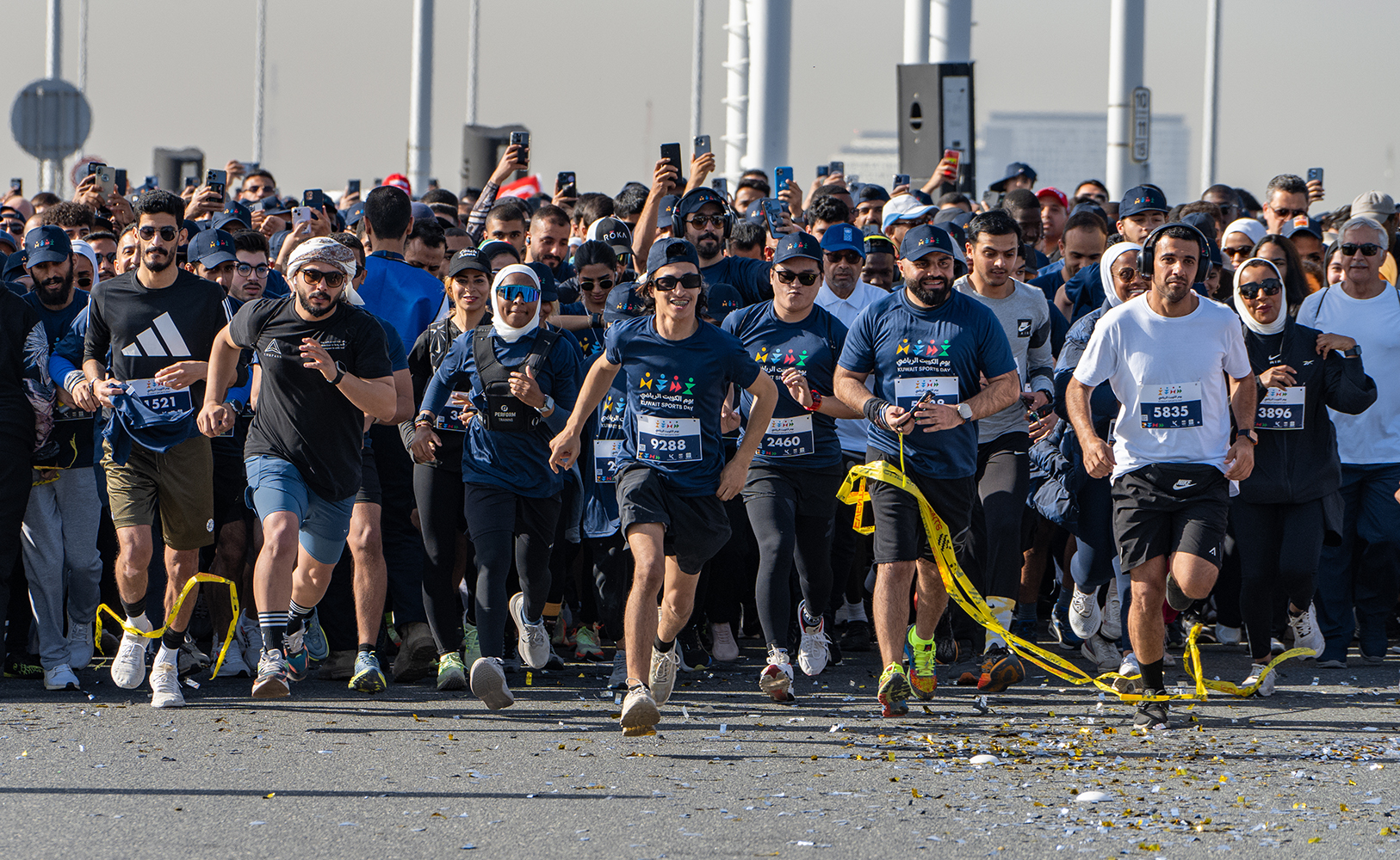 KUNA : Over 13,000 persons partake in Kuwait Sports Day competitions