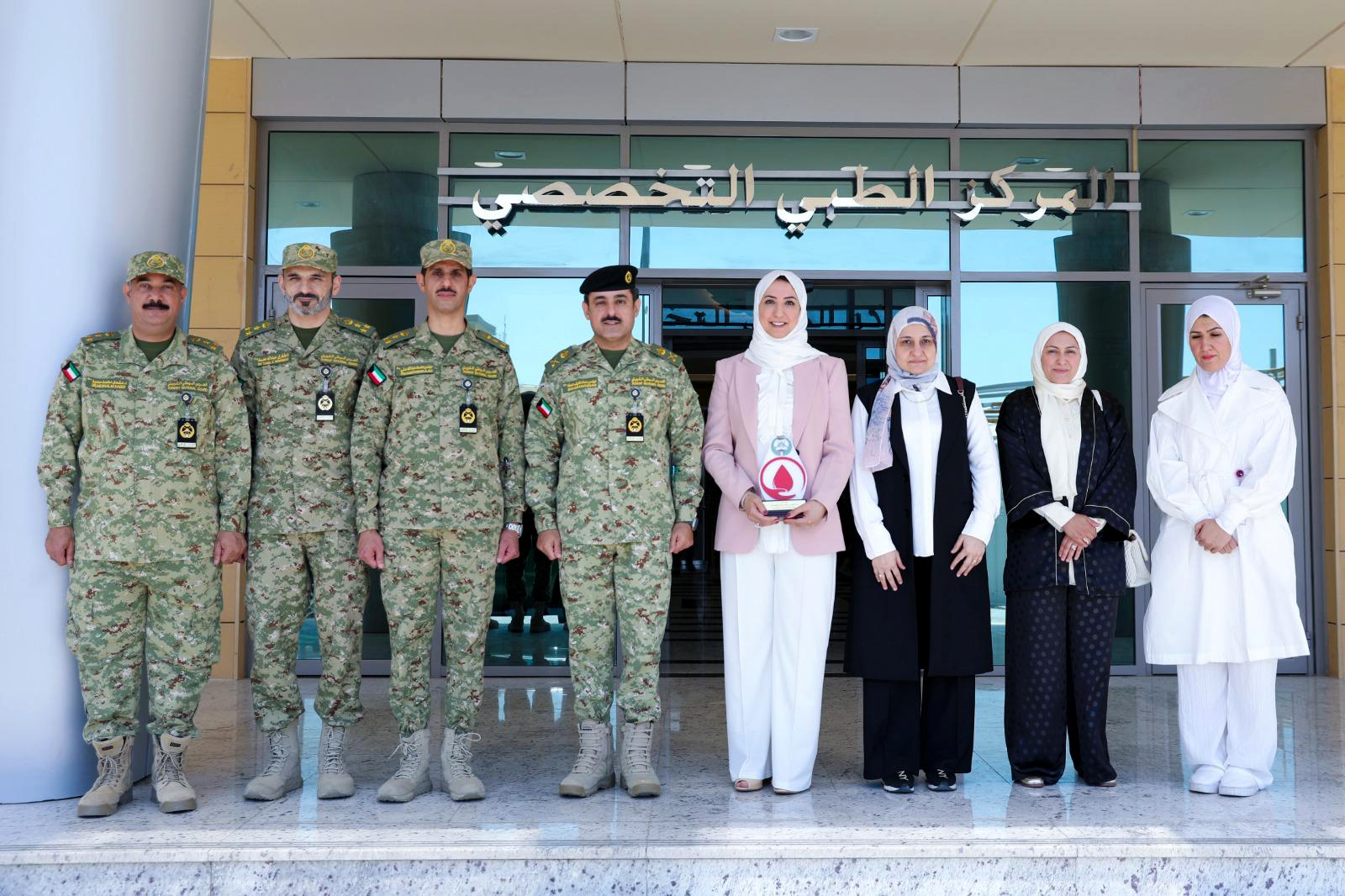 كونا : Kuwait National Guards inaugurates blood donation center