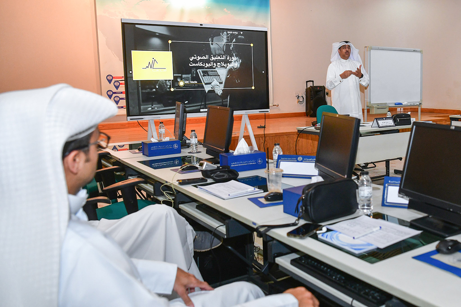 كونا : KUNA media development ctr holds training prog. on podcasts