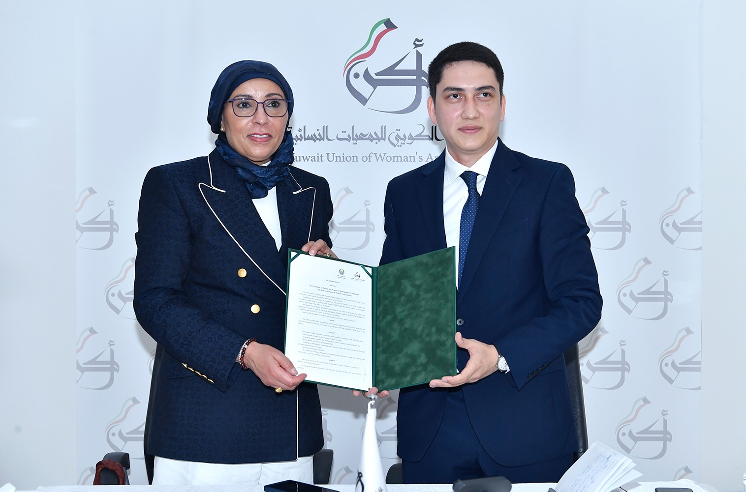 كونا : Kuwait Union of Women Societies ink MoU with Uzbek Women Committee