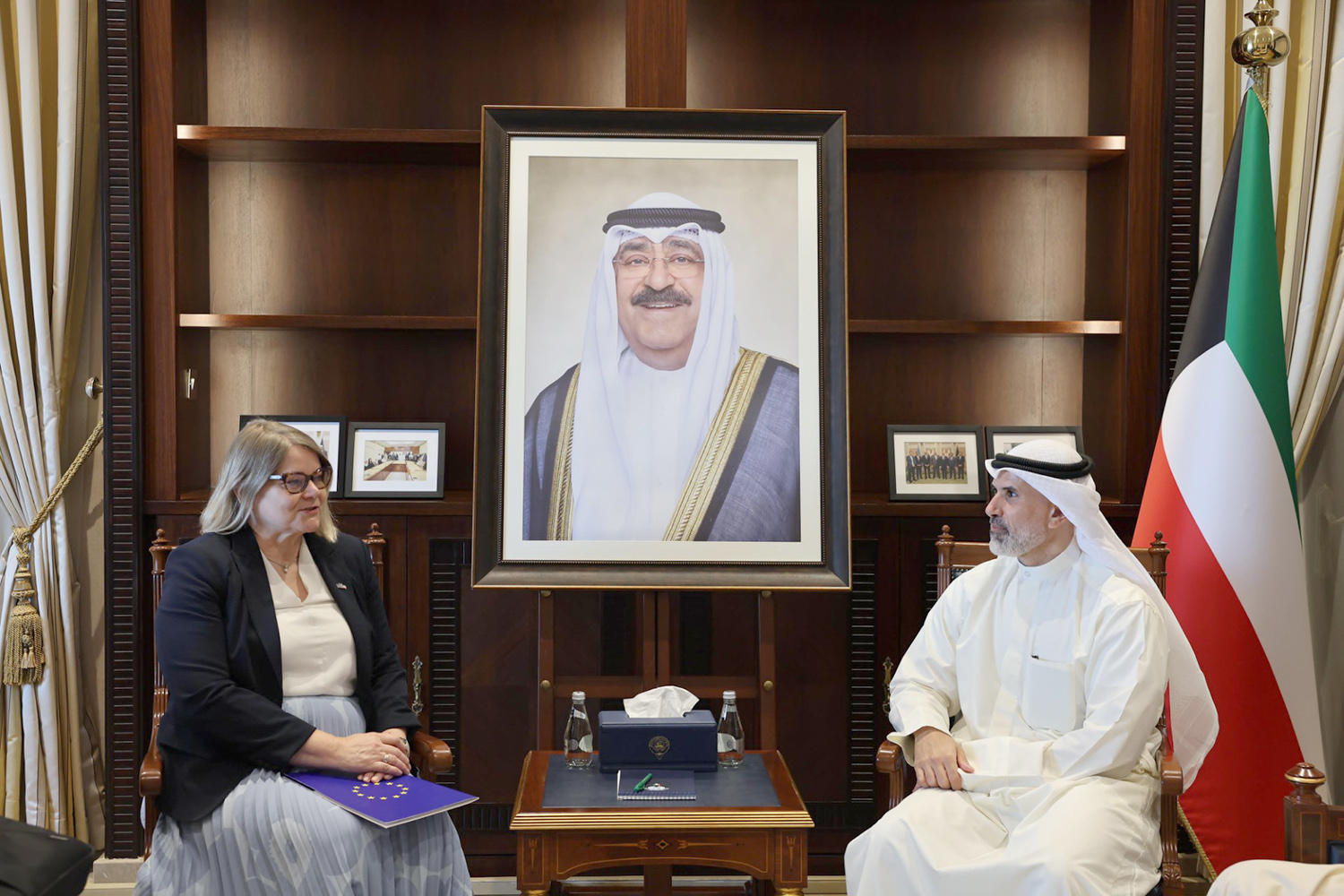 كونا : Kuwait Deputy FM receives EU amb.