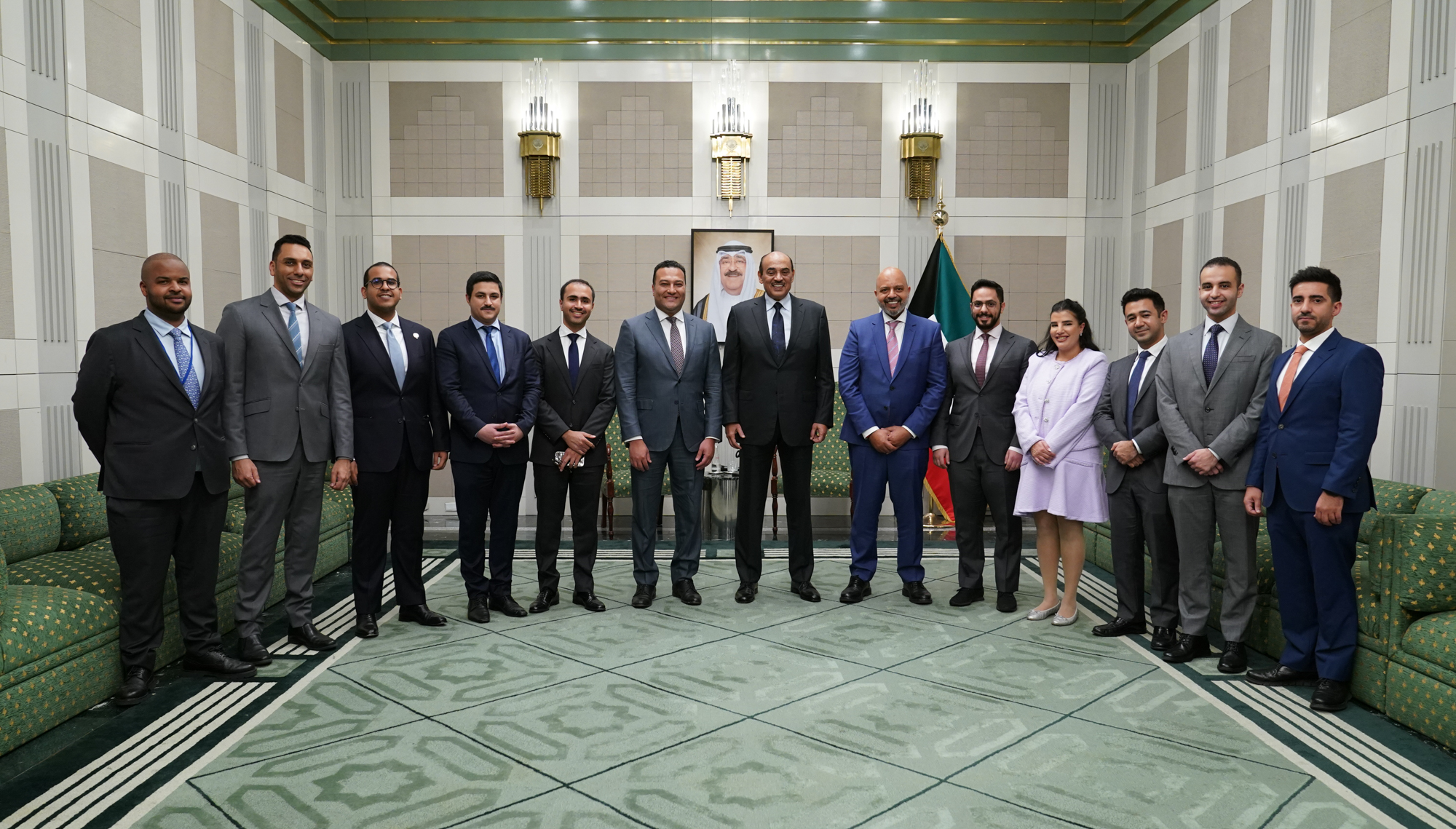 كونا : Amir's Rep. receives Kuwaiti mission to UN