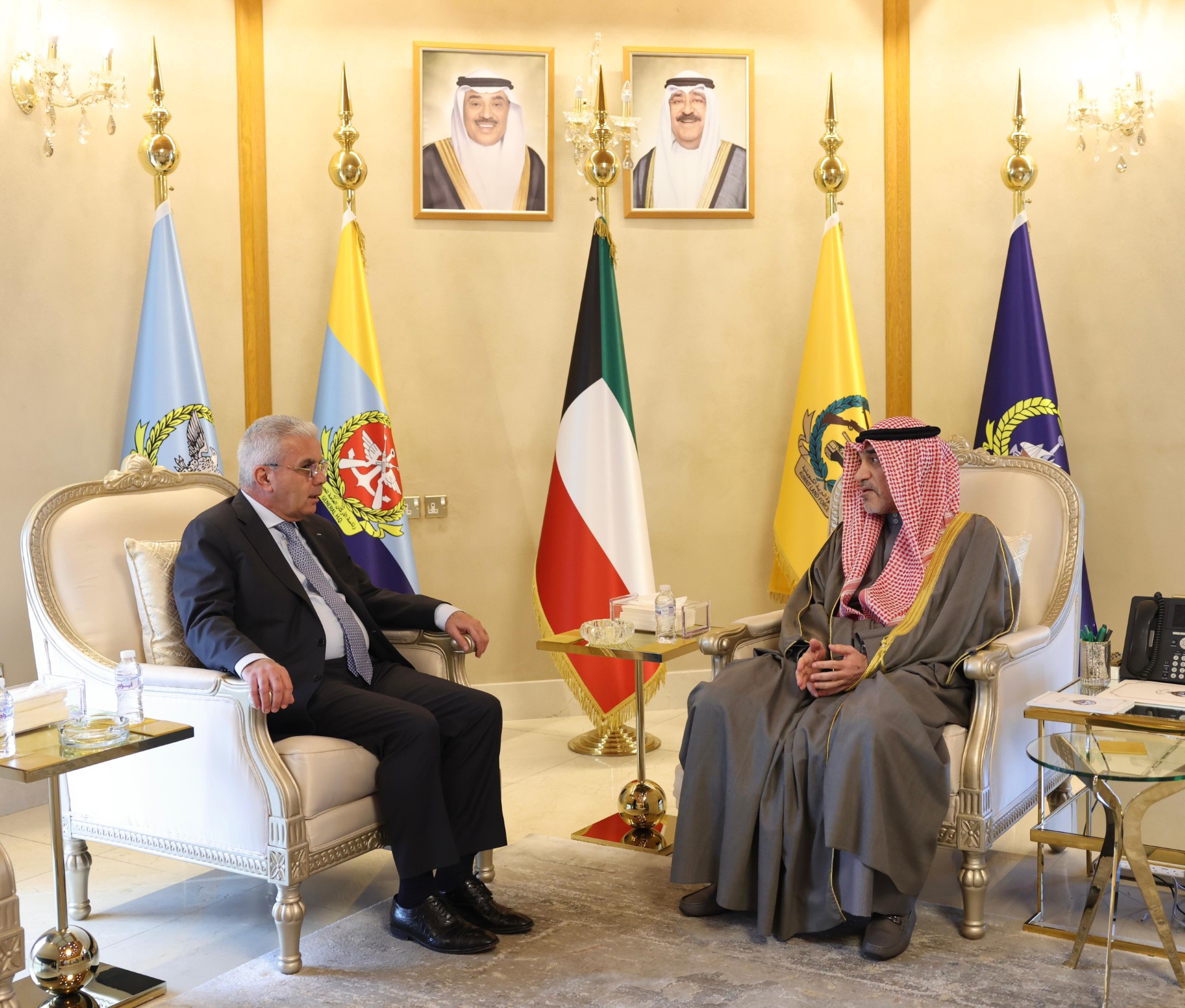 KUNA : Kuwait First Deputy PM discusses coop. with Palestine, Yemen ...