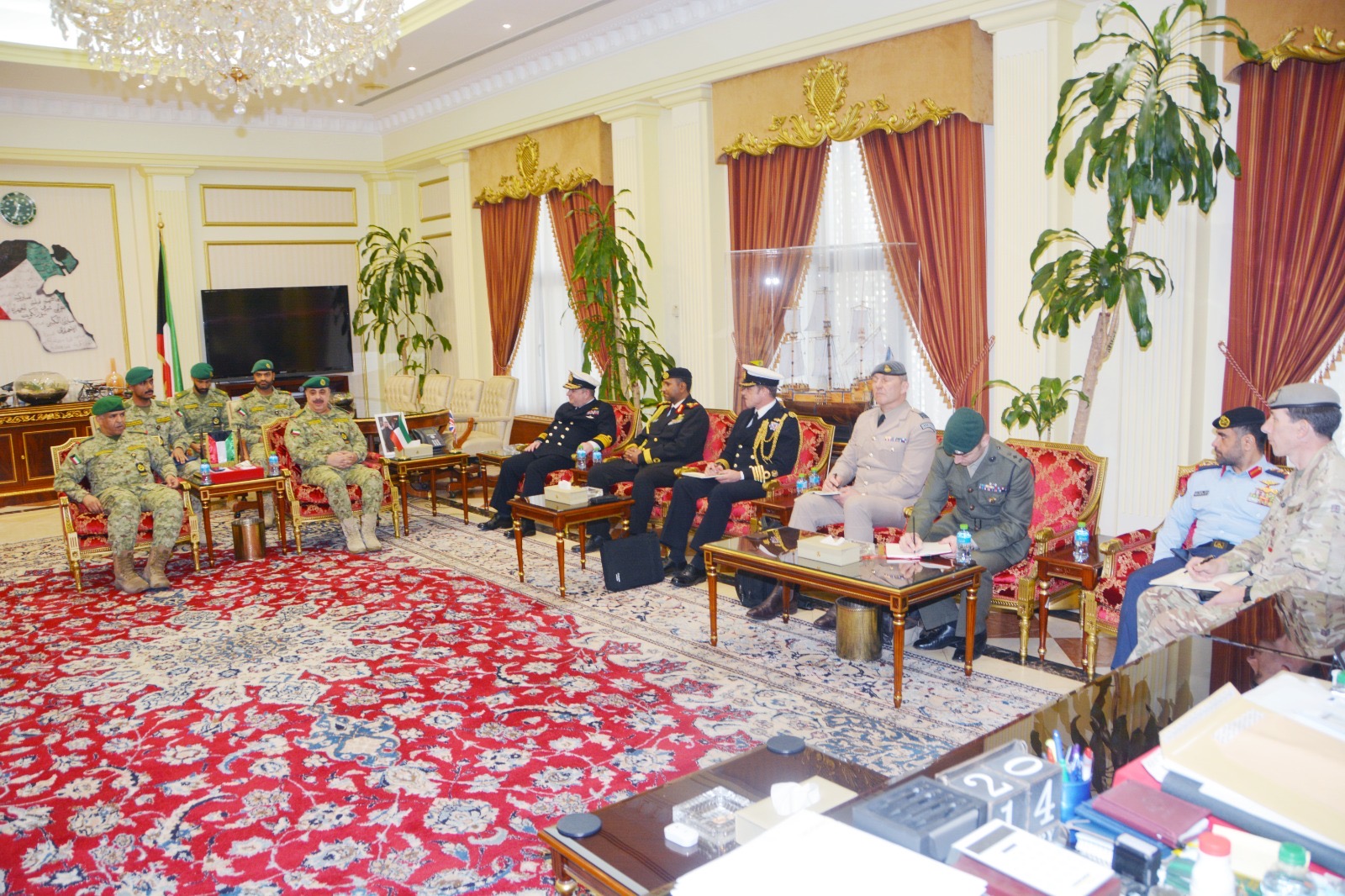 KUNA : KNG Undersecretary meets with British Defense Senior Advisor to MENA