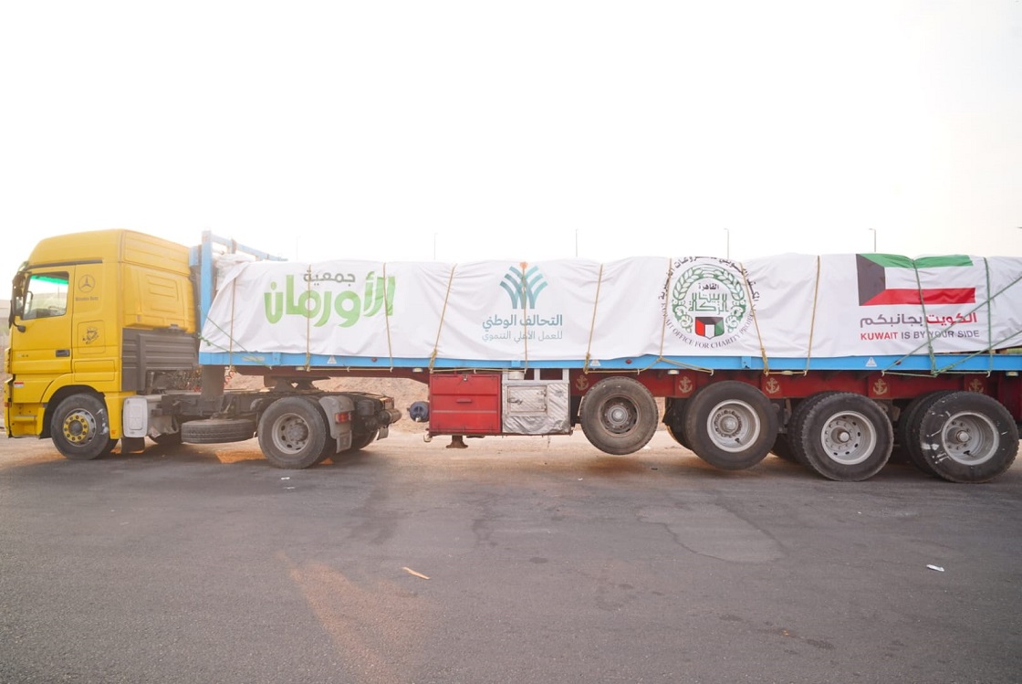 كونا : Kuwaiti Charity Office in Cairo launches relief convoy to Gaza