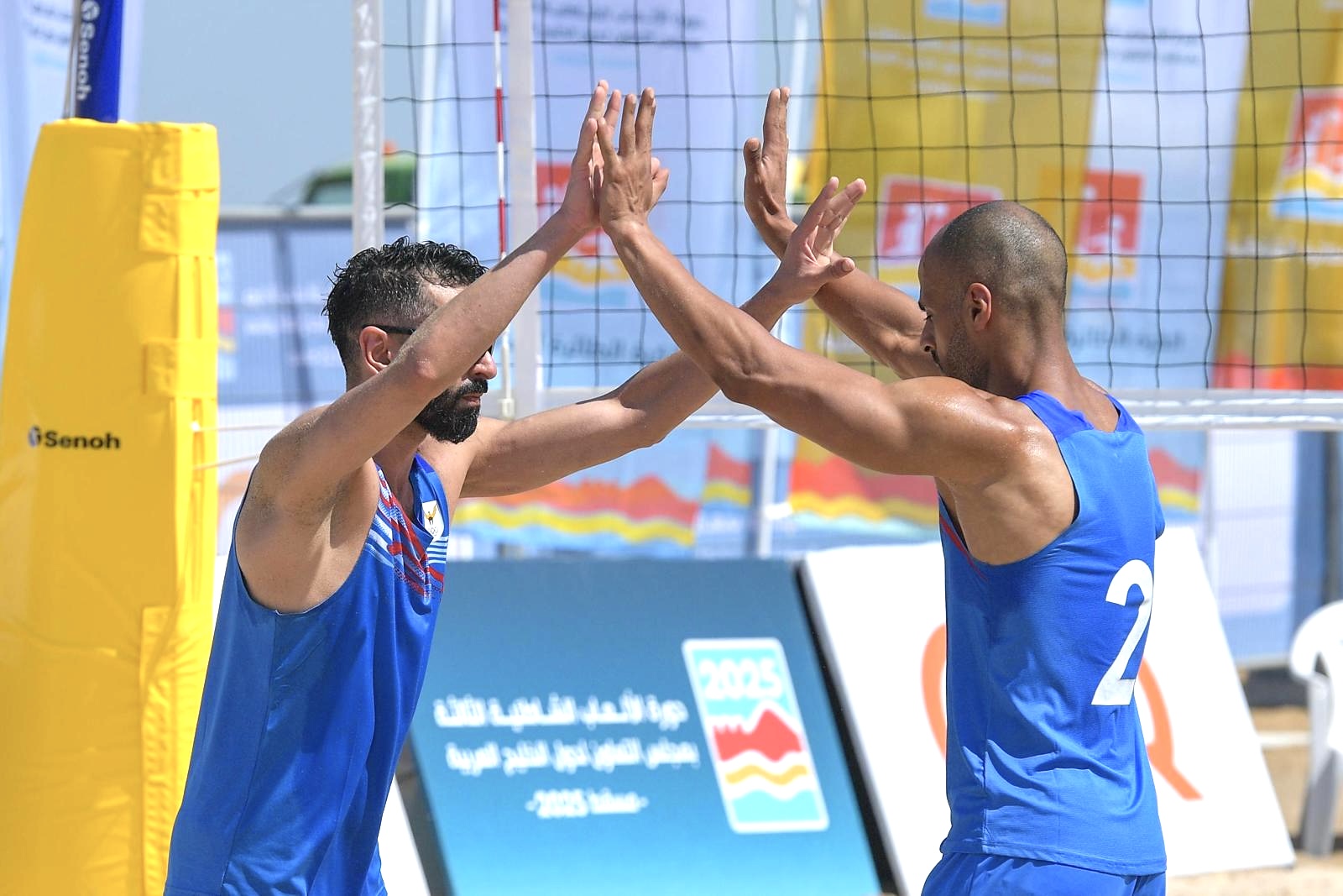 كونا : Kuwait Beach Volleyball defeats UAE in GCC Beach Games