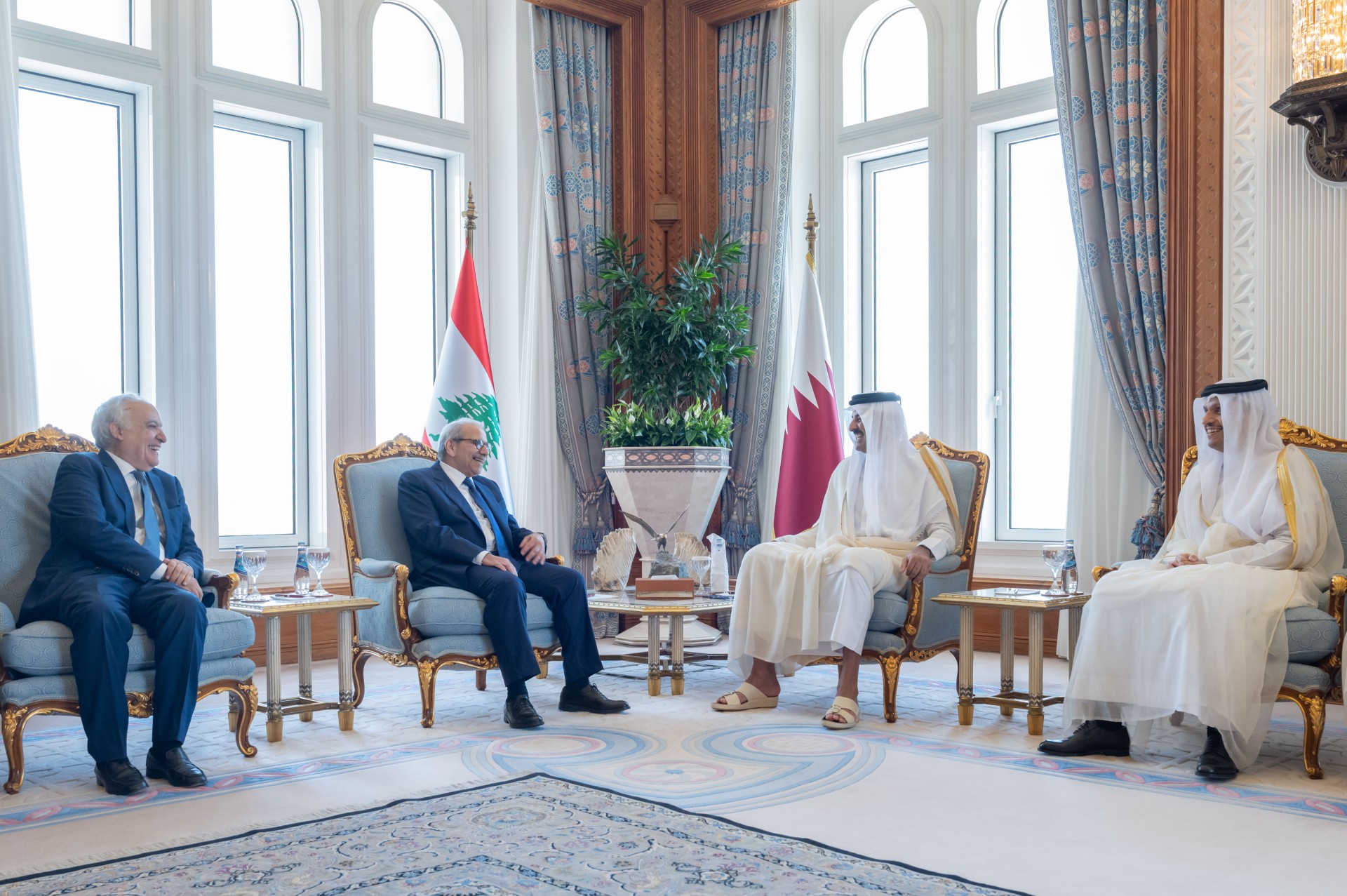 كونا : Qatar Amir, Lebanese PM discuss regional developments, issues of ...