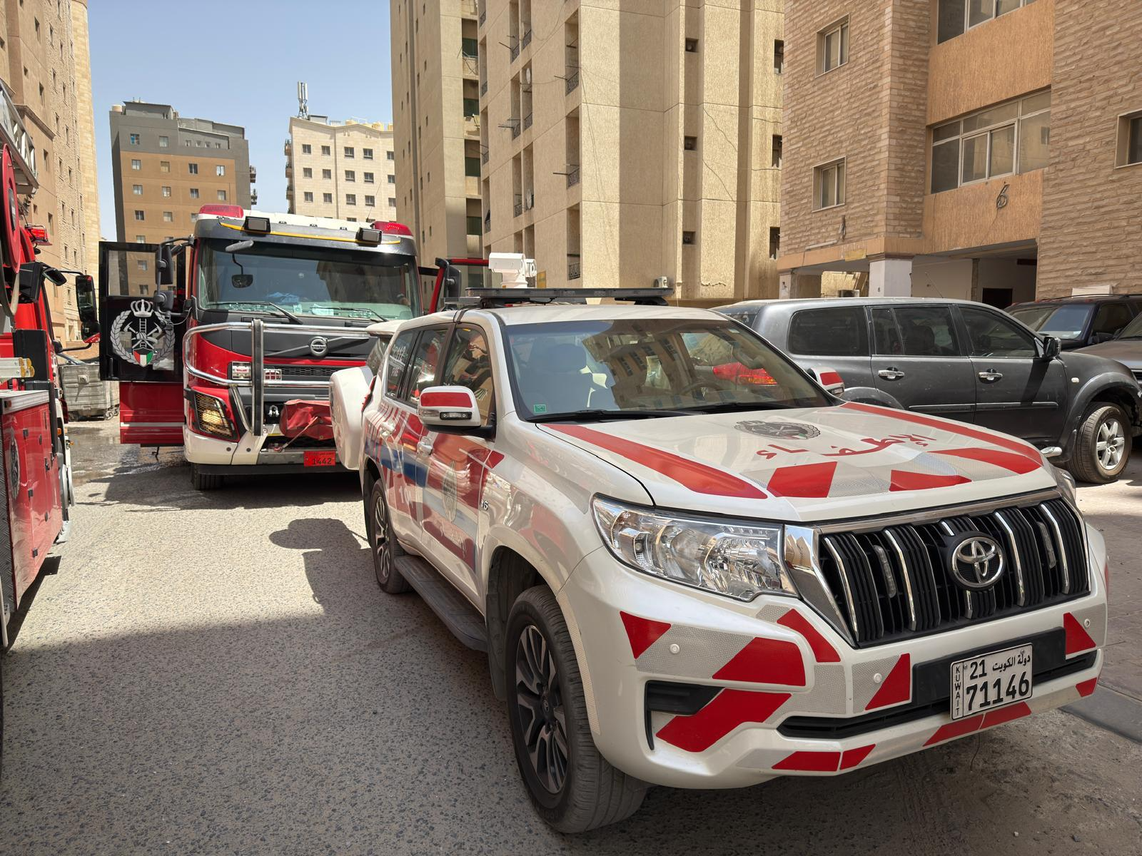 KUNA : KFF: fire in Aswaq Al-Qurain causes five injuries